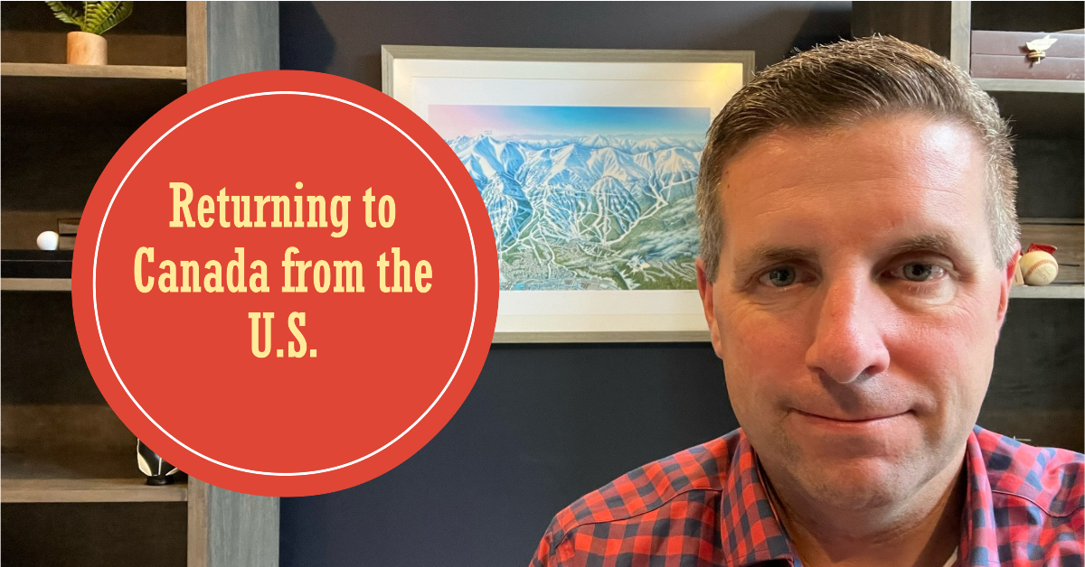 Video: Returning to Canada from the U.S.